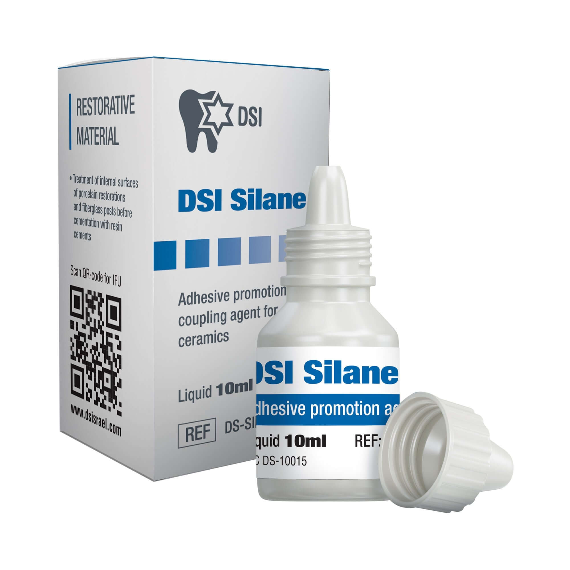 DSI Silane Dental Primer Coupling Agent For Porcelain Bonding 10ml Bot